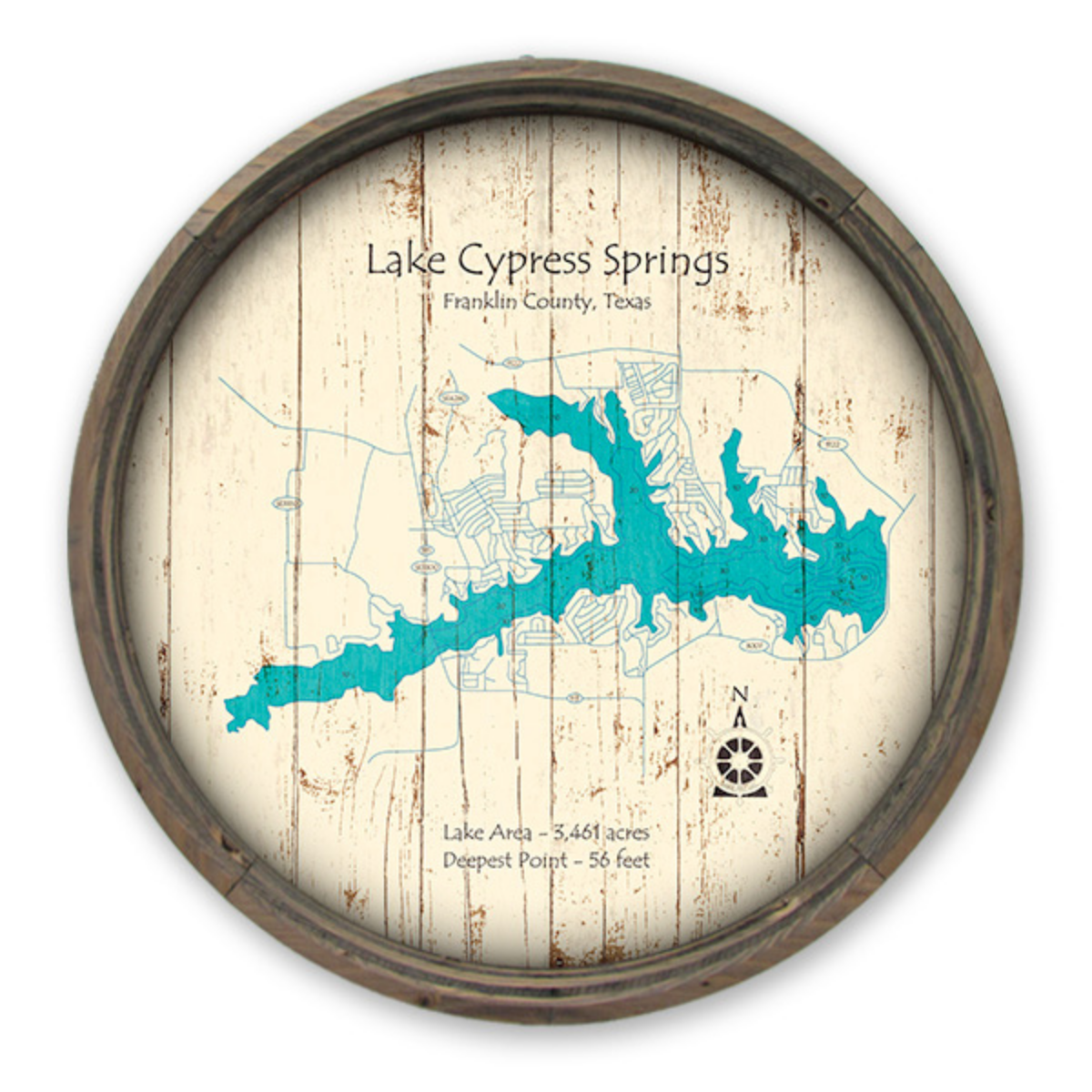 Lake Cypress Springs Vintage Sign | Lake Art Maps | Lake and Beach ...